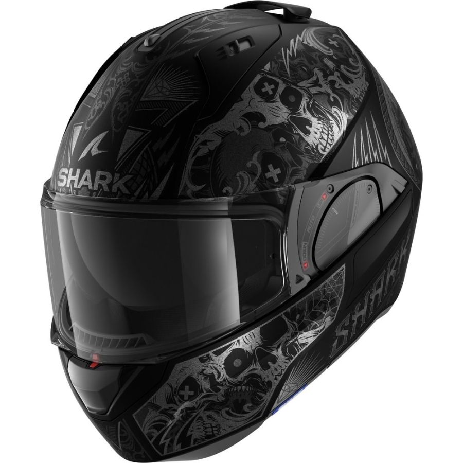 Casque Modulable Shark Evo Es K-Rozen Mat - Moto Expert